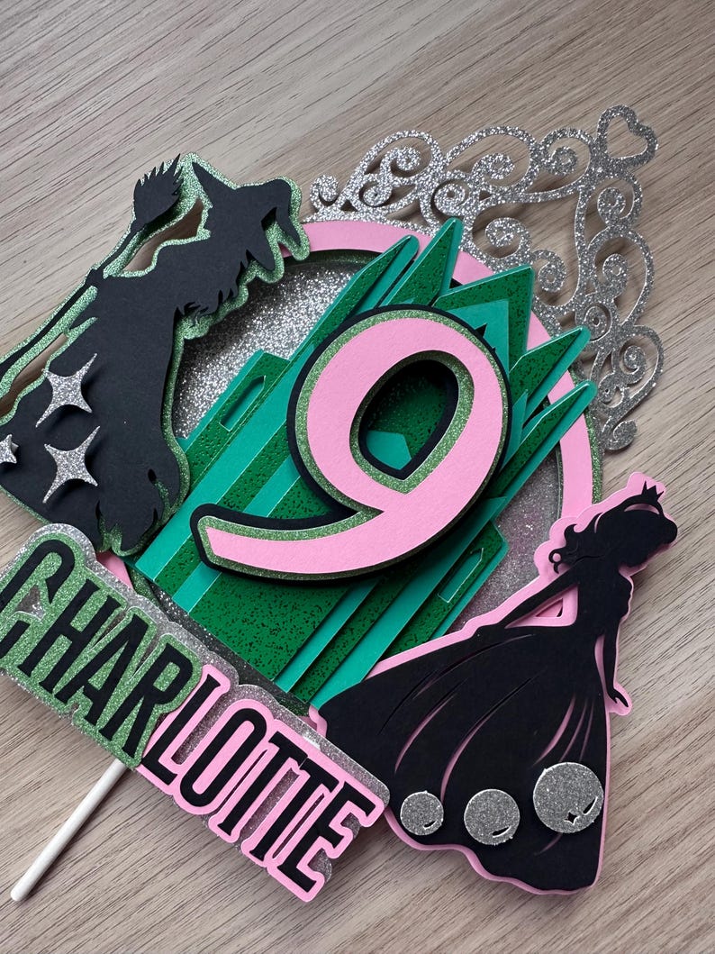 FREE DELIVERY Wicked Inspired Cake Topper: Personalized Birthday ...