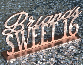 Sweet 16 Name Sign - Etsy