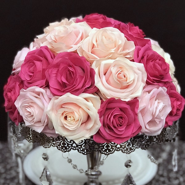 Pink Centerpiece - Etsy