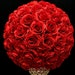 RED Flower Ball Made of Premium Silk Real Touch Roses. Red - Etsy