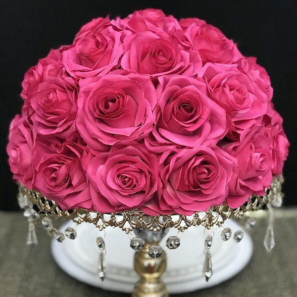 Hot Pink Bouquet - Etsy