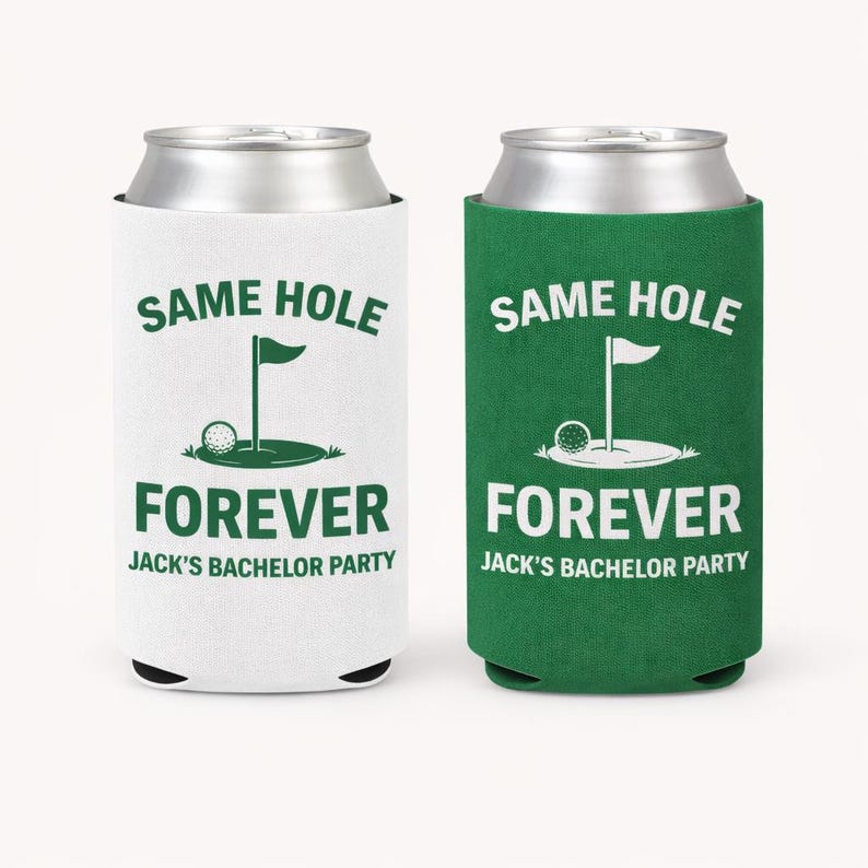 Bachelor Party Golf Themed Can Cooler Favors Bulk | Personalized Same ...
