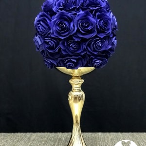 ROYAL BLUE Rose Ball. Royal Blue Flower Ball. Royal Blue Pomander ...