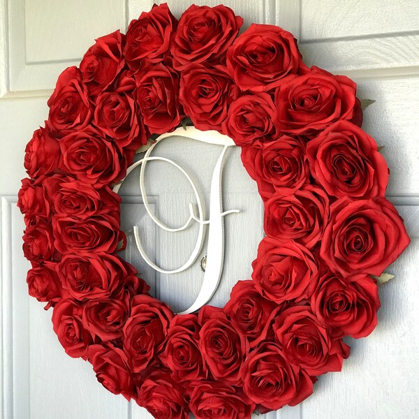 Rose Wreath - Etsy