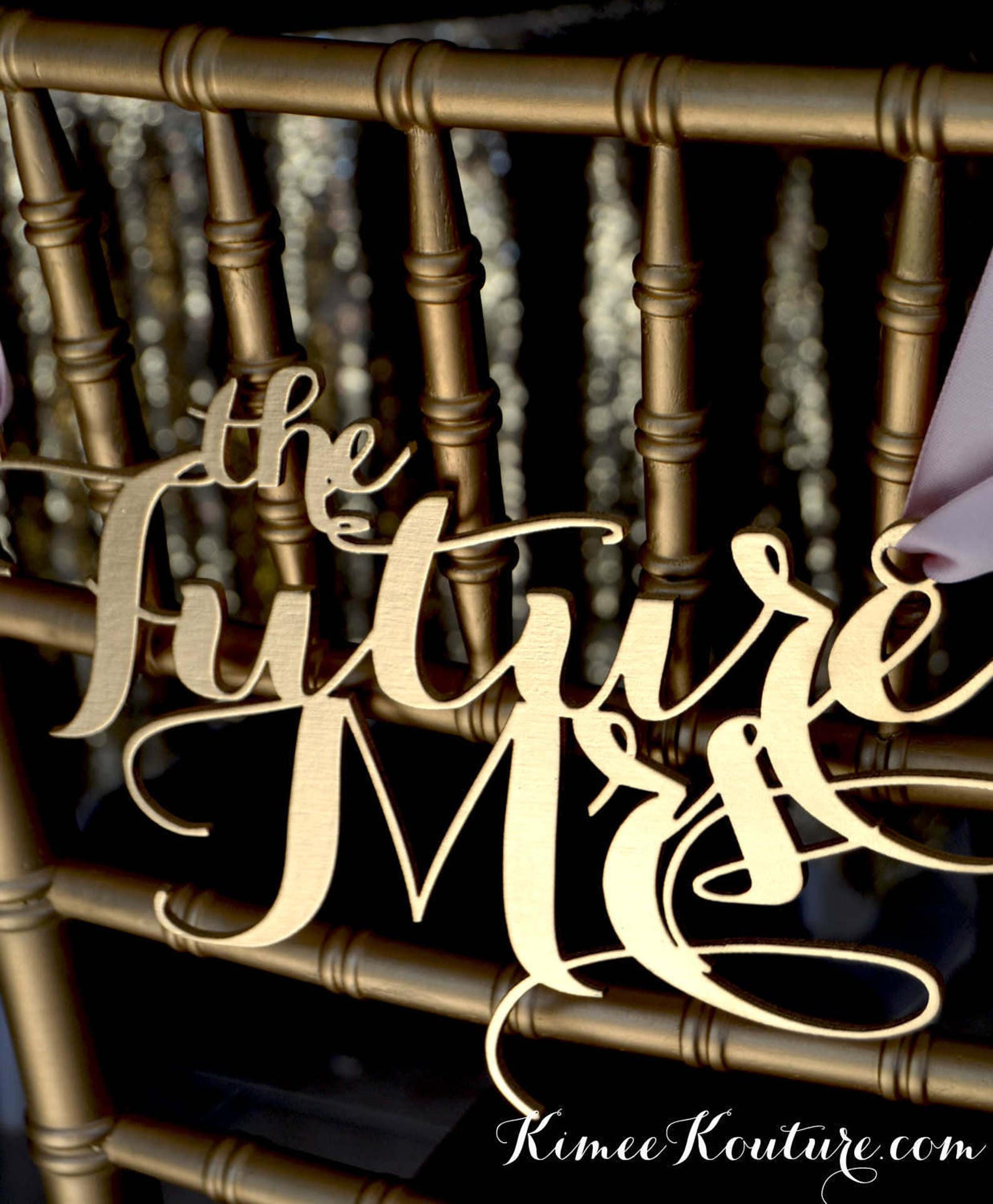 GOLD the Future Mrs Sign. Engagement Party Sign. Bridal Shower - Etsy