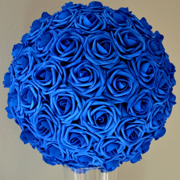 Royal Blue Flower - Etsy