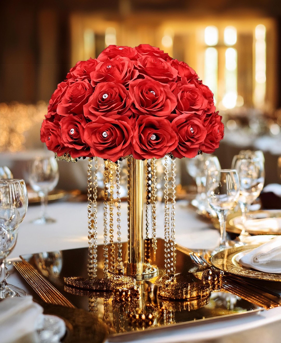 Red Wedding Centerpieces On A Budget