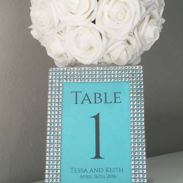 Framed Table Numbers - Etsy
