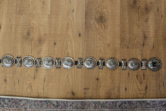 Vintage Native American Concho Belt | Etsy