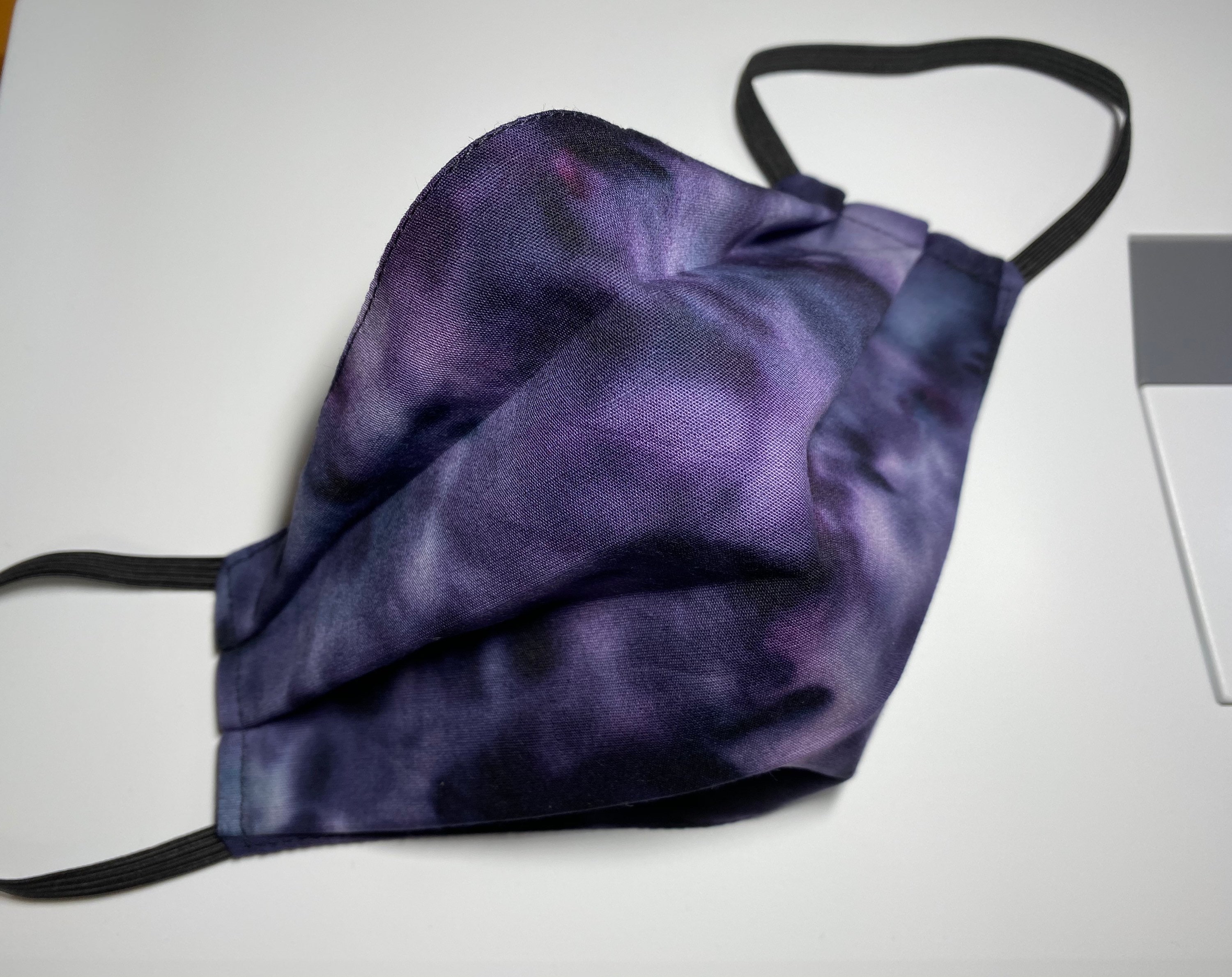 Purple Rain Halloween Purple Sky Black Mask Custom Fashion-forward Face ...