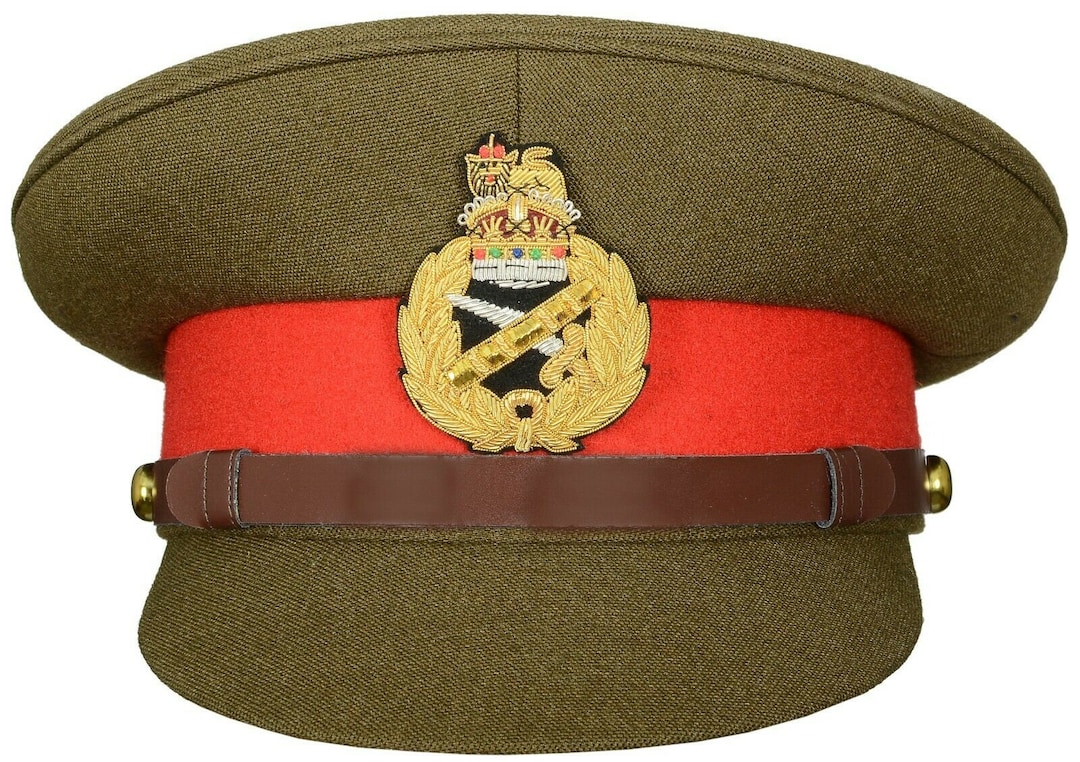 British Officers General Staff Service Cap, Military Peak Hat - Etsy