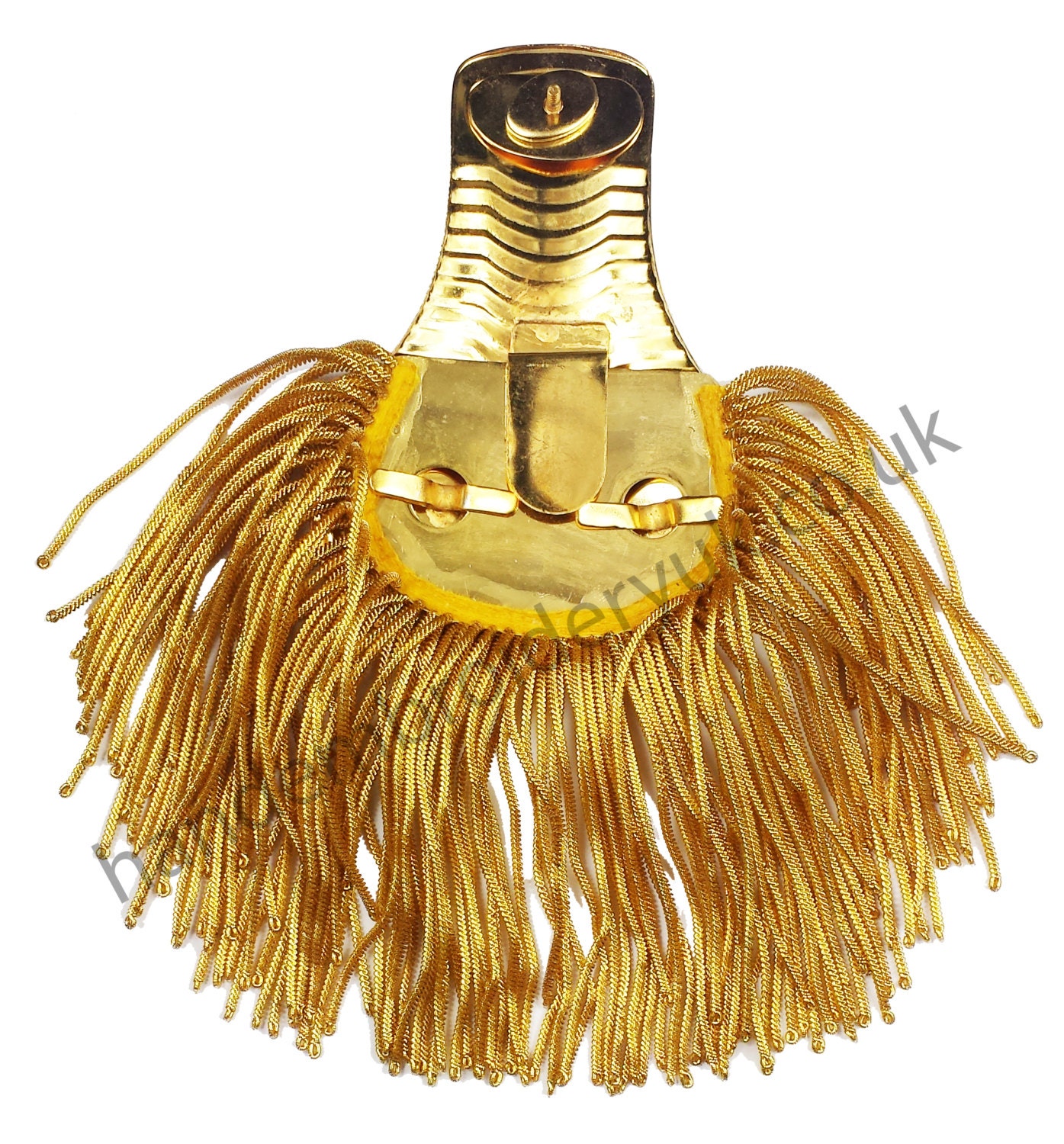 Gold Bras Shoulder Bullion Fringe Epaulette - Etsy