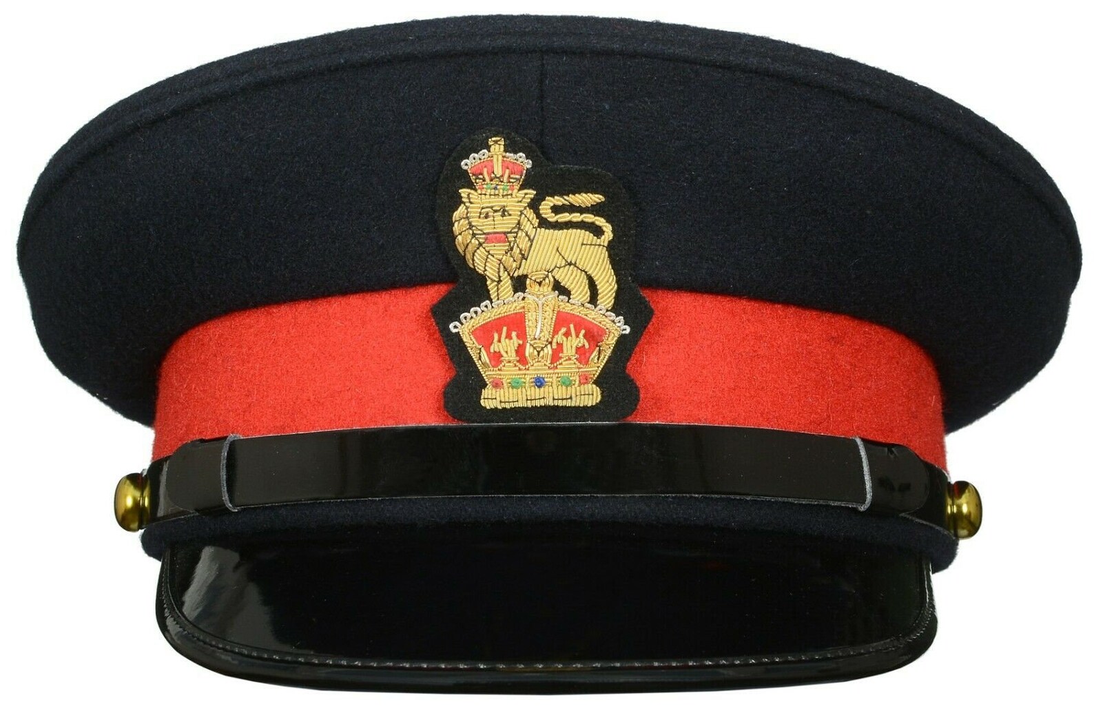 British Army Staff No 1 Service Dress Cap, Military Hat, Gold Peak Cap ...