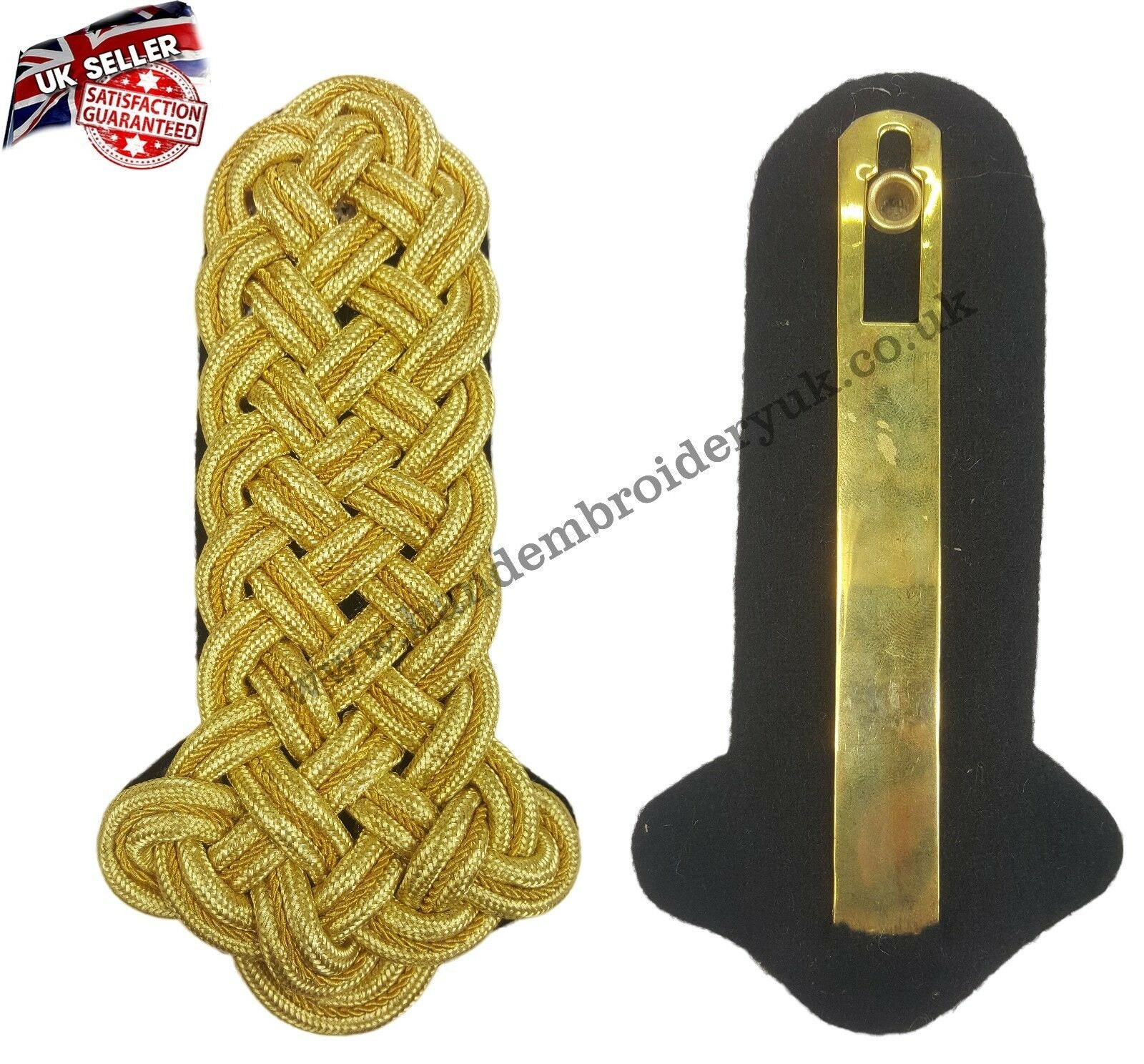 Military Shoulder Epaulette Board Gold Wire, General Shoulder Board - Etsy