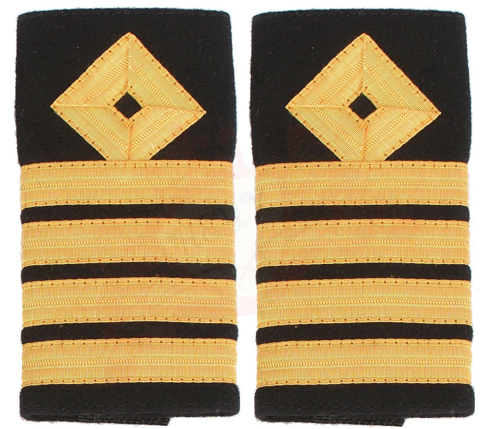 Merchant Navy Chief Slip On Captain Four Bar Diamond Epaulette | Etsy