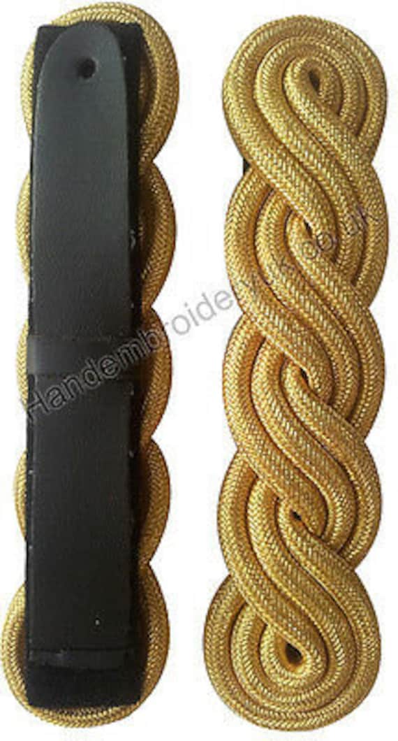 Military Shoulder Cord Gold Army Navy Shoulder Board | Etsy