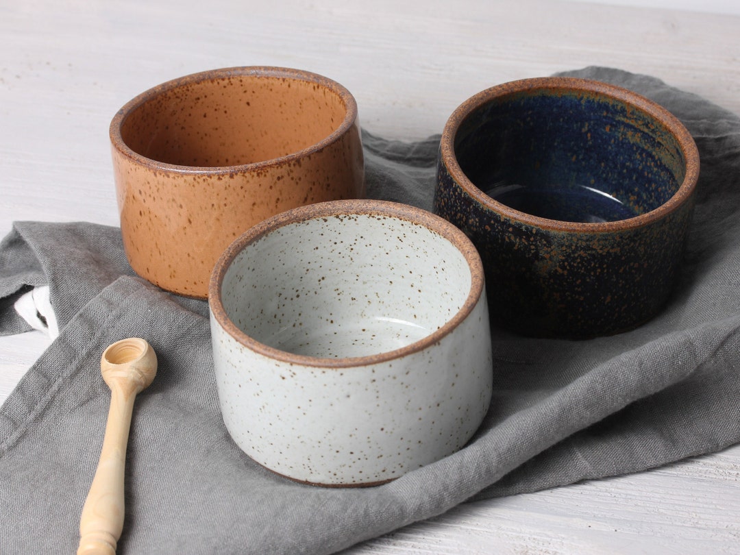 Wheel Thrown Salt Pot Ceramic Salt Pot Salt or Pepper Pot Stoneware ...