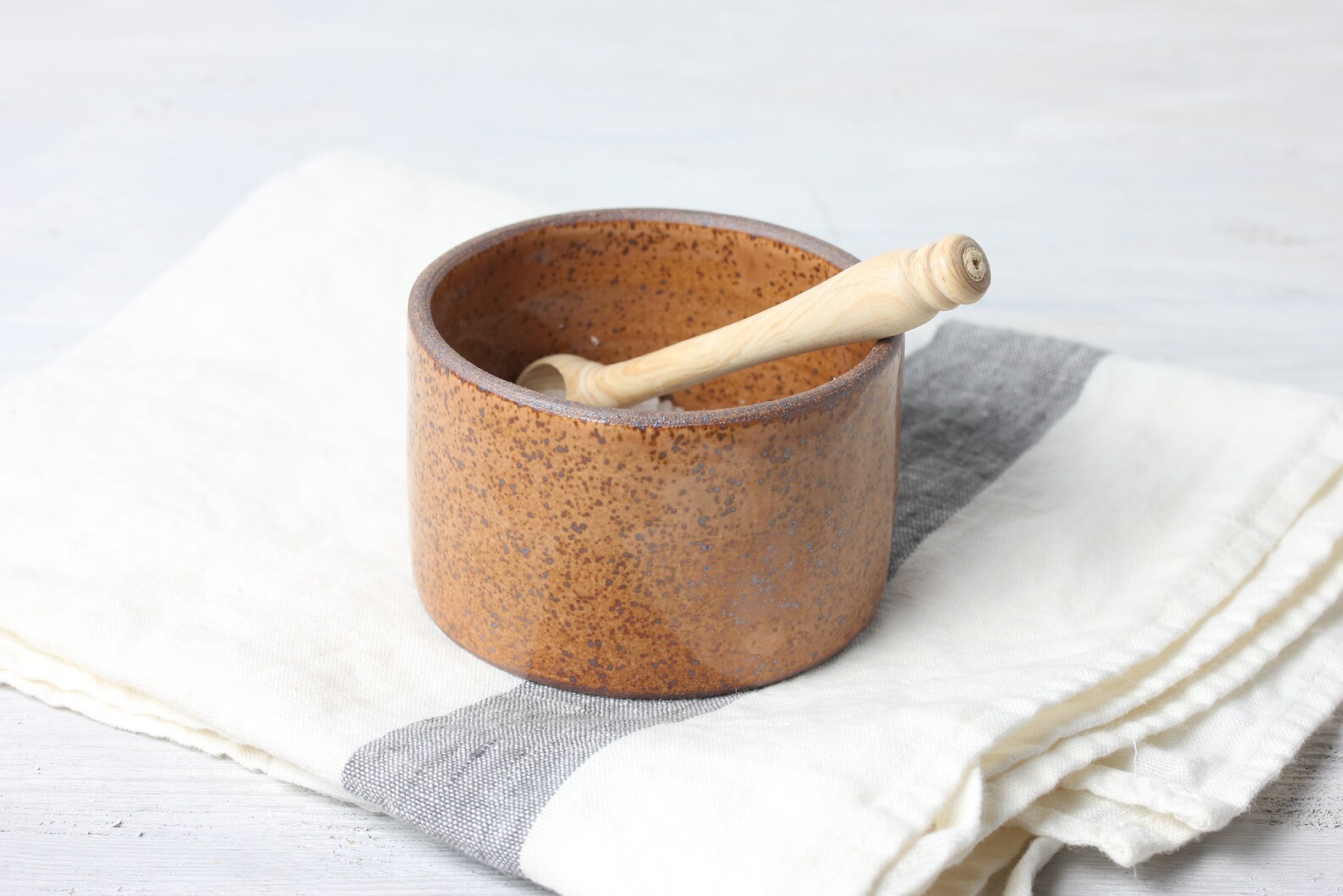 Wheel Thrown Salt Pot Ceramic Salt Pot Salt or Pepper Pot | Etsy