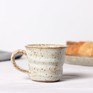 Handmade Rustic Ceramic Espresso Cup: Speckled Pottery - Etsy UK