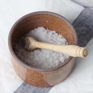 Wheel Thrown Salt Pot Ceramic Salt Pot Salt or Pepper Pot Stoneware ...