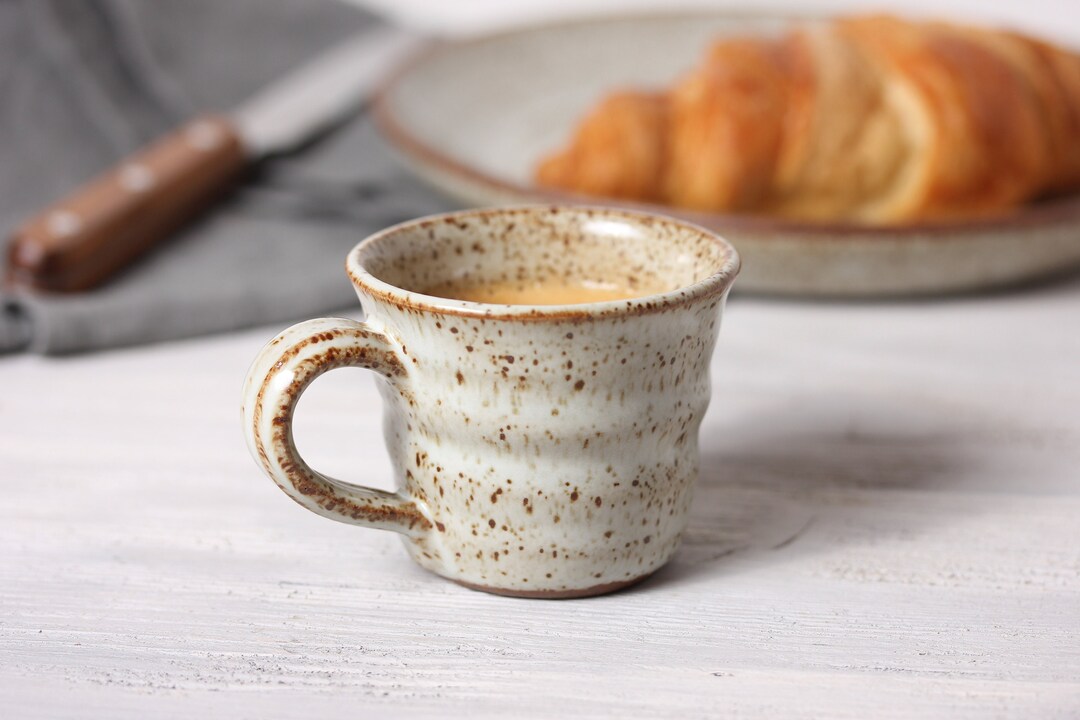 Handmade Rustic Ceramic Espresso Cup: Speckled Pottery - Etsy UK