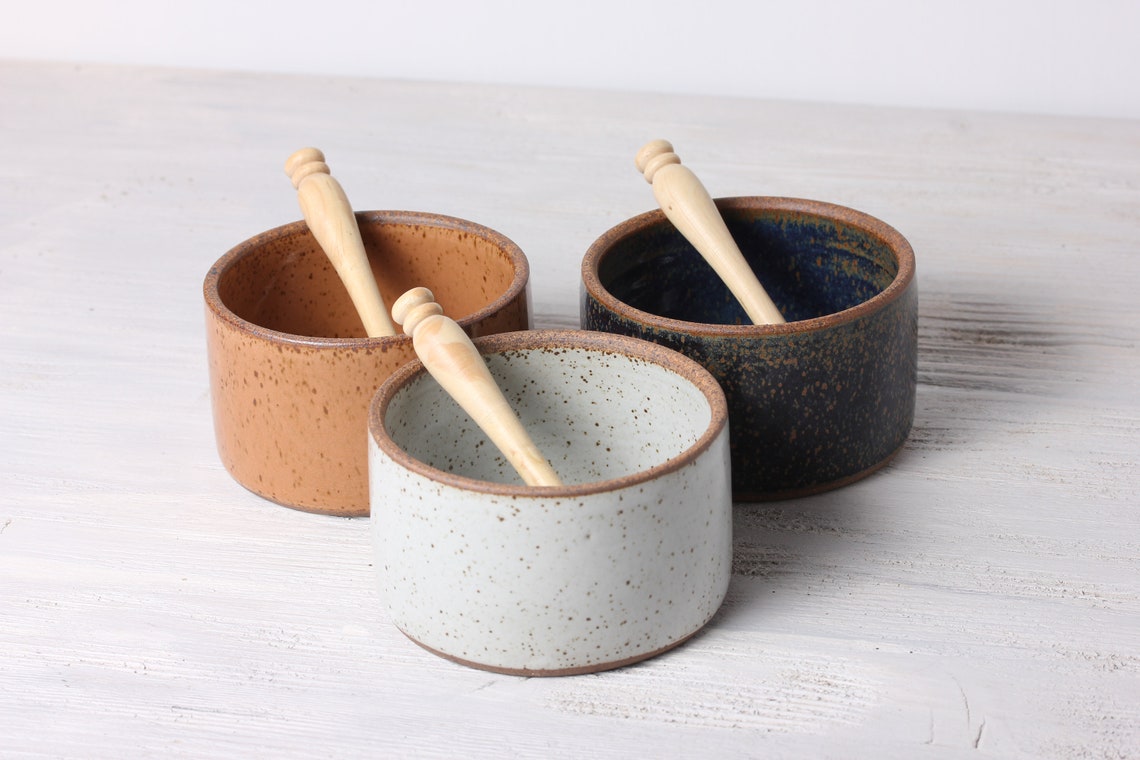 Wheel Thrown Salt Pot Ceramic Salt Pot Salt or Pepper Pot - Etsy