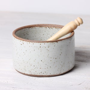 Wheel Thrown Salt Pot Ceramic Salt Pot Salt or Pepper Pot Stoneware ...