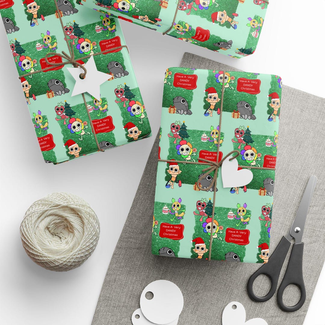 Wrapping Papers, Roblox Dandys World Christmas Holiday Gift Wrap, Have ...