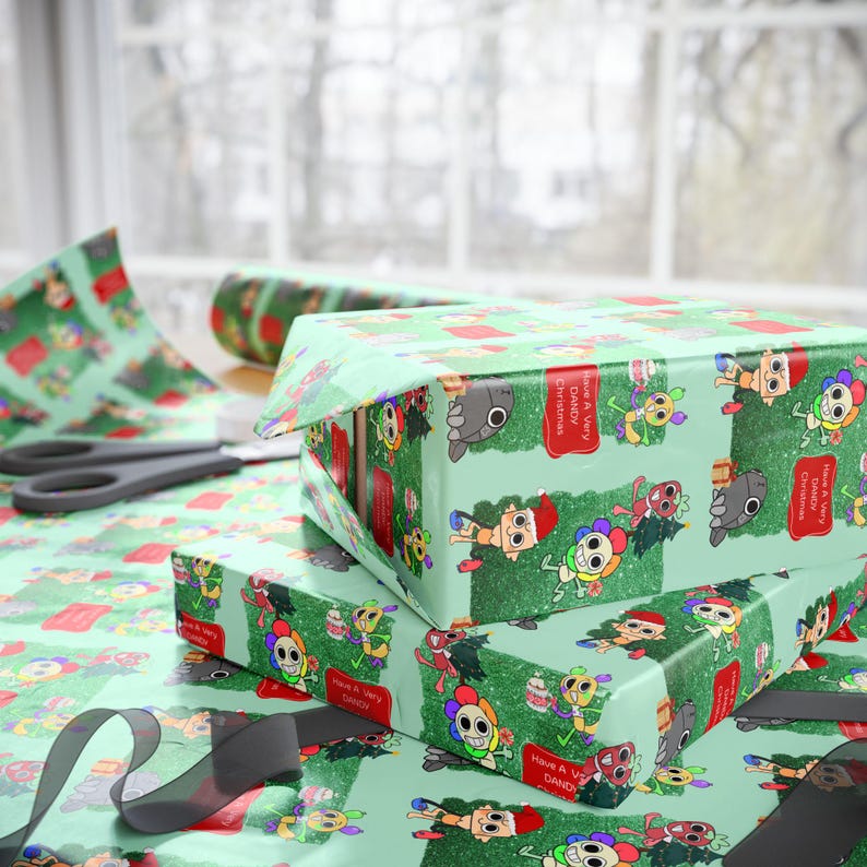 Wrapping Papers, Roblox Dandys World Christmas Holiday Gift Wrap, Have ...