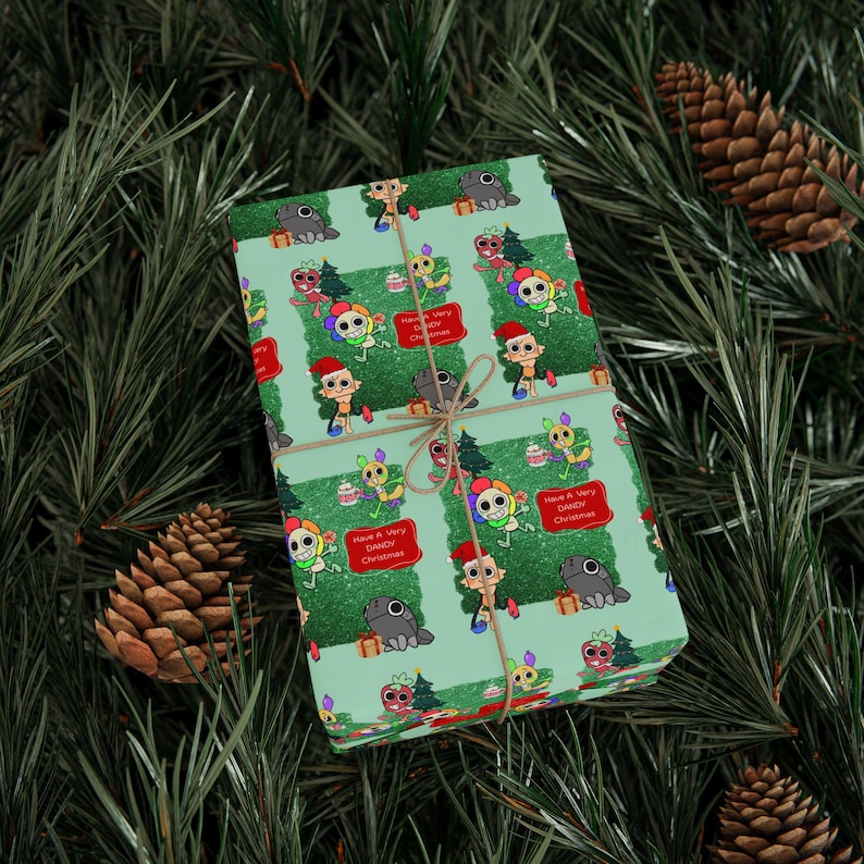 Wrapping Papers, Roblox Dandys World Christmas Holiday Gift Wrap, Have ...
