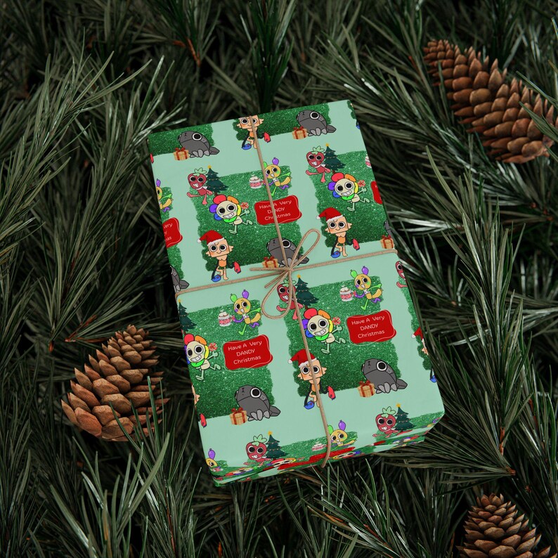 Wrapping Papers, Roblox Dandys World Christmas Holiday Gift Wrap, Have ...