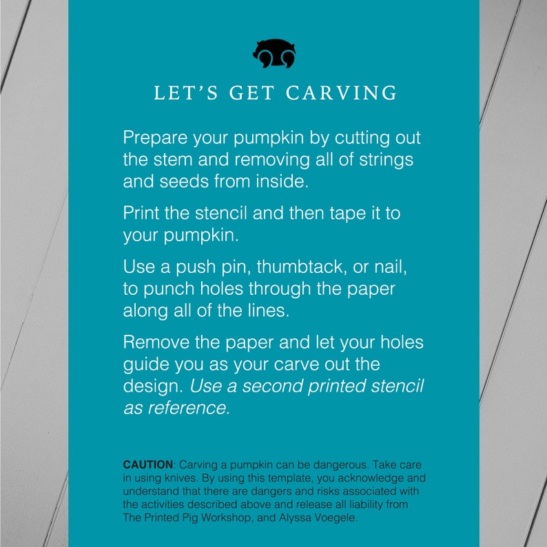 Triceratops Fossil Silhouette Printable Pumpkin Carving Pattern ...