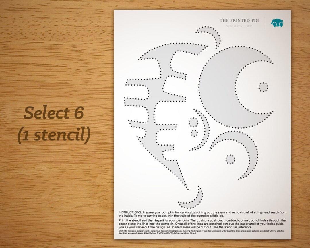 Printable Pumpkin Carving Pattern: Goofy Laughing Face, Crazy - Etsy