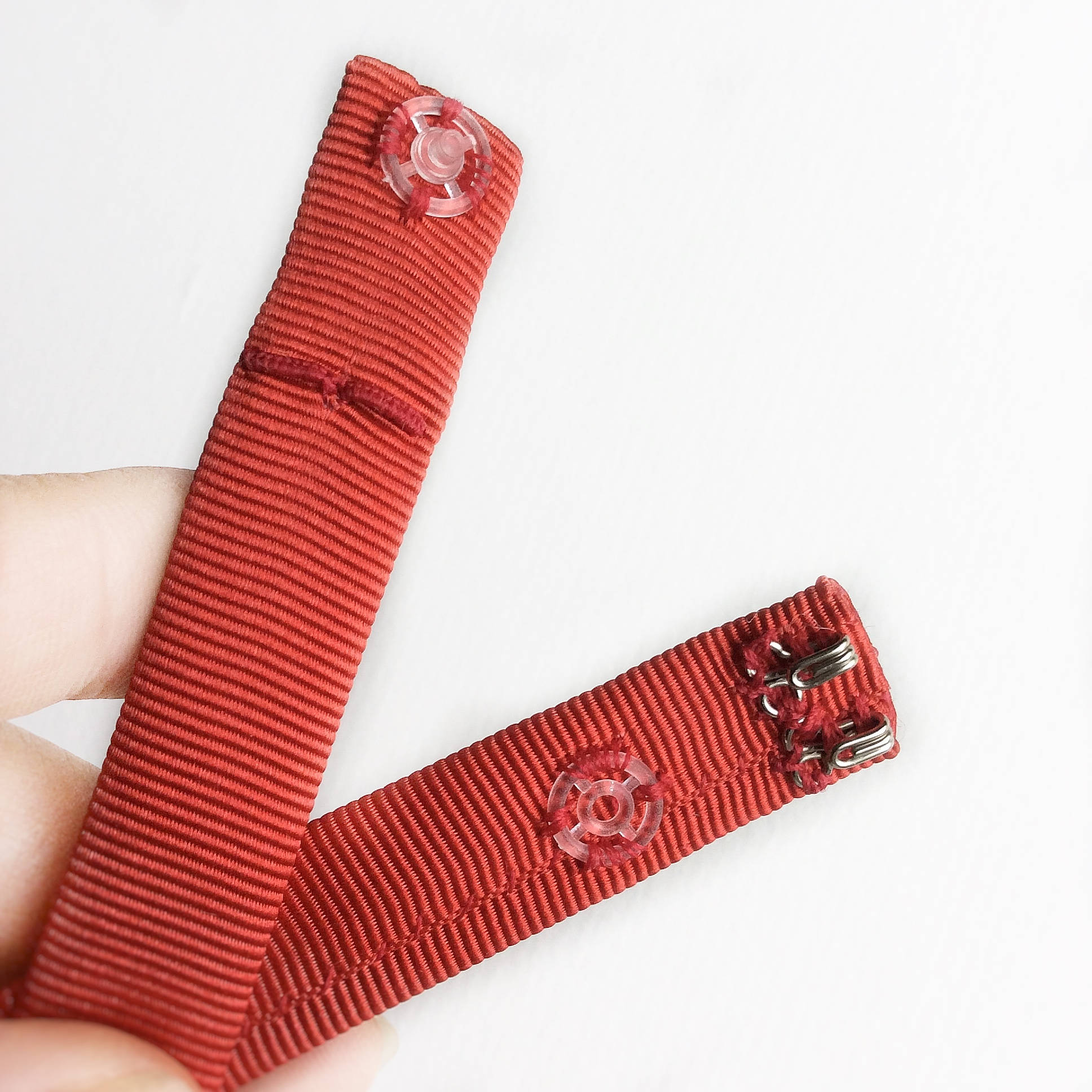 Simple red belt skinny wedding belt thin bridal belt for a | Etsy