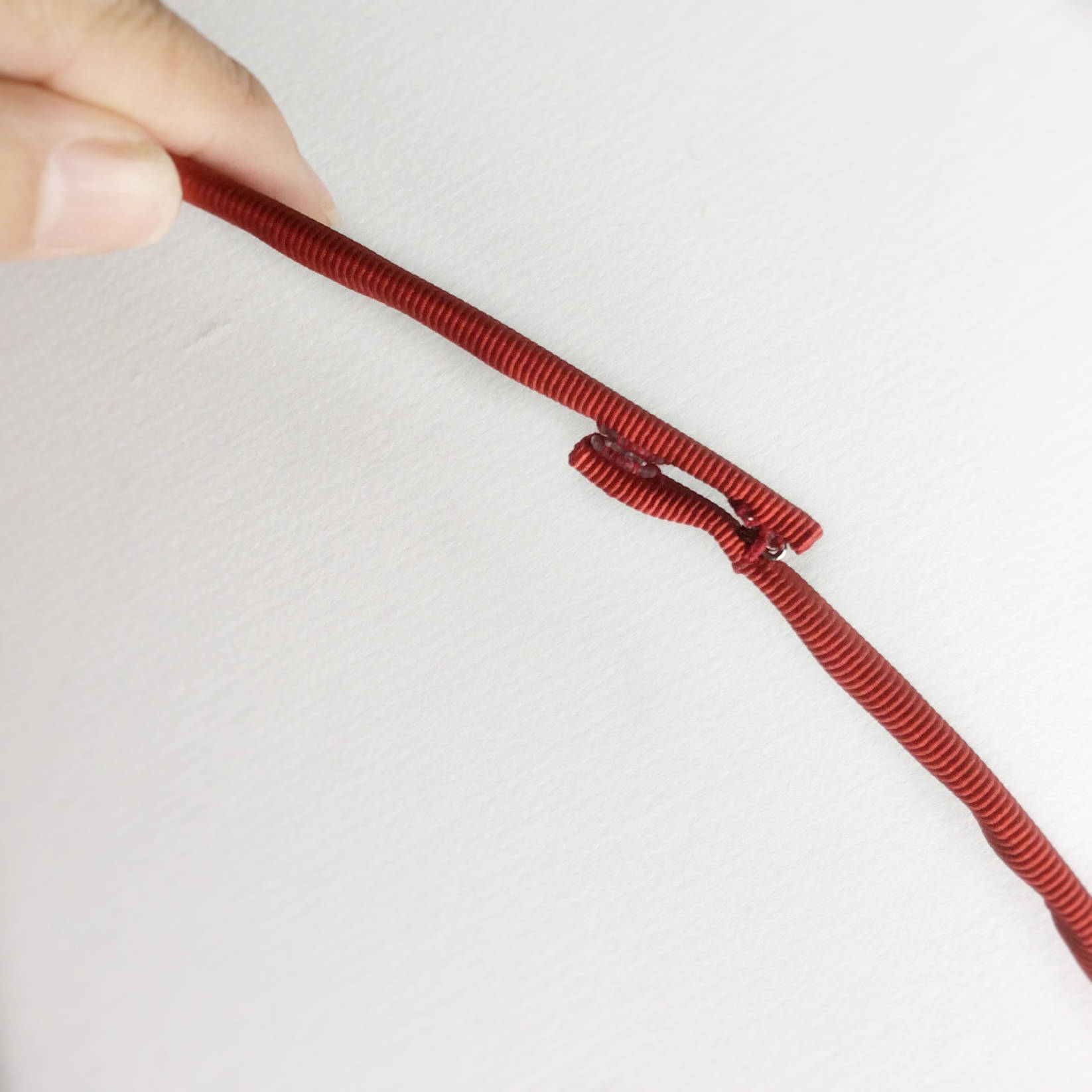 Simple red belt skinny wedding belt thin bridal belt for a | Etsy