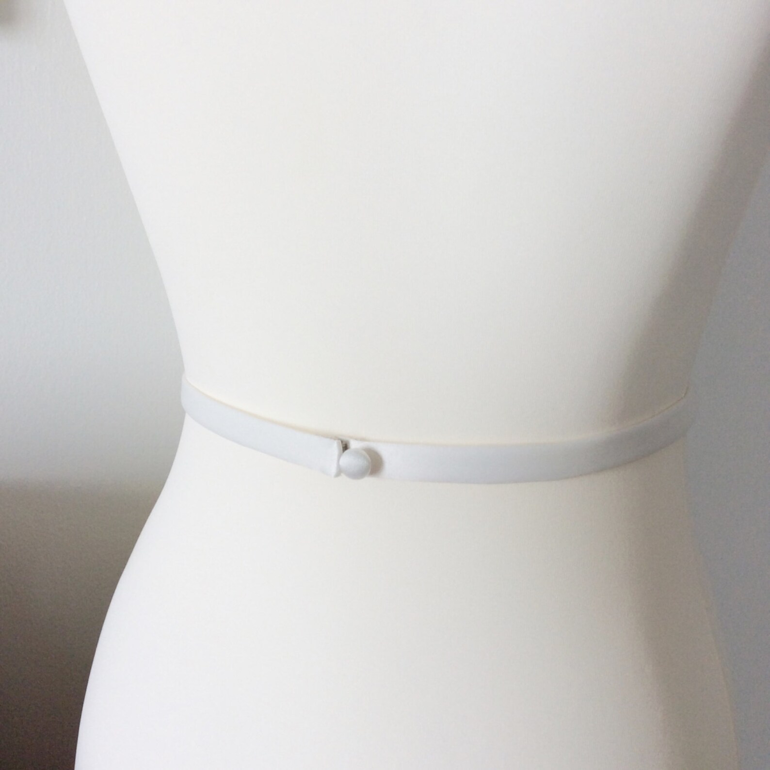 Plain Wedding Belt Ivory or White Bridal Belt Simple Skinny - Etsy UK