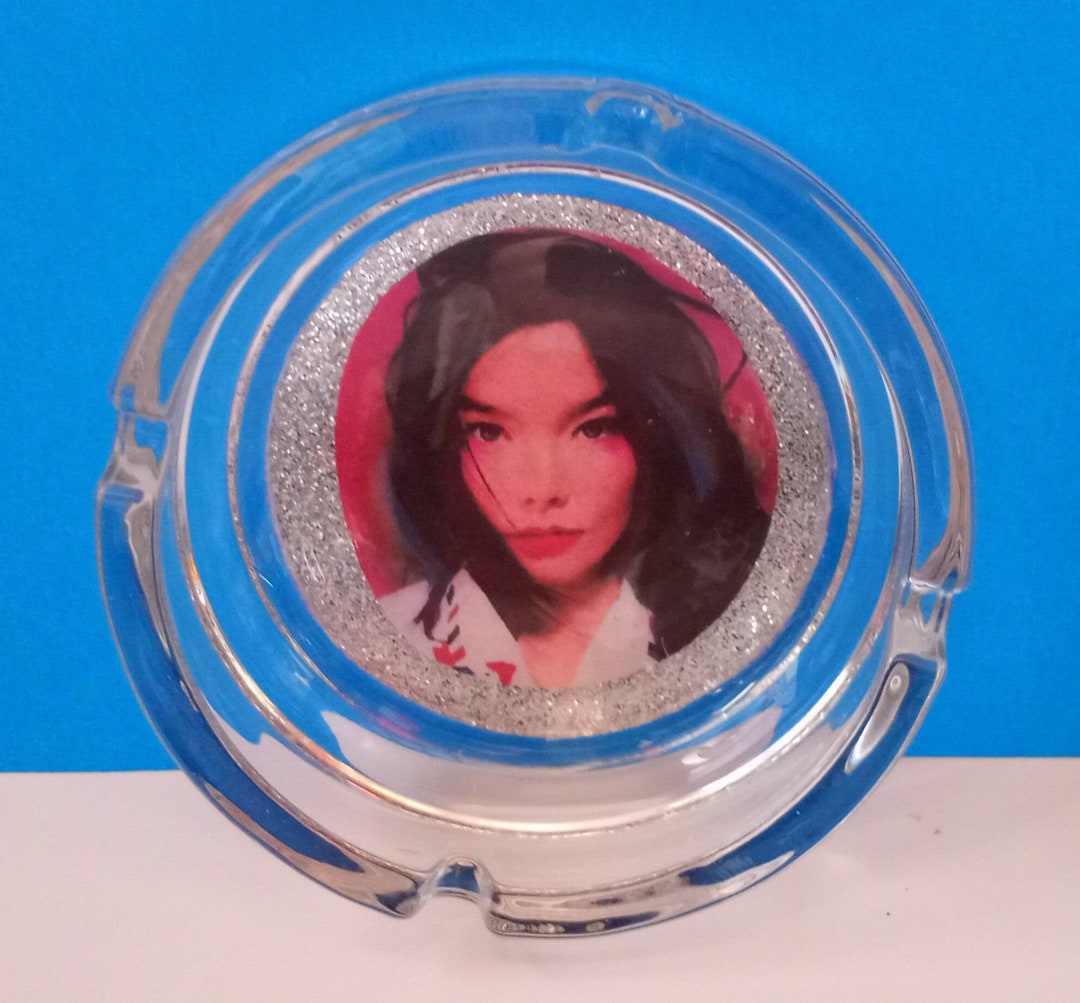 Handmade Bjork Music Glass Ashtray: Retro Decor - Etsy