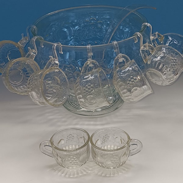 Punch Bowl Set - Etsy