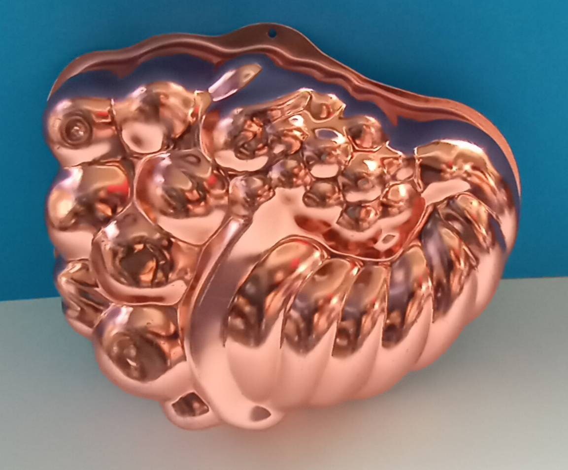 Vintage Wearever Six Cup Copper Jello Mold Copper Cornucopia - Etsy