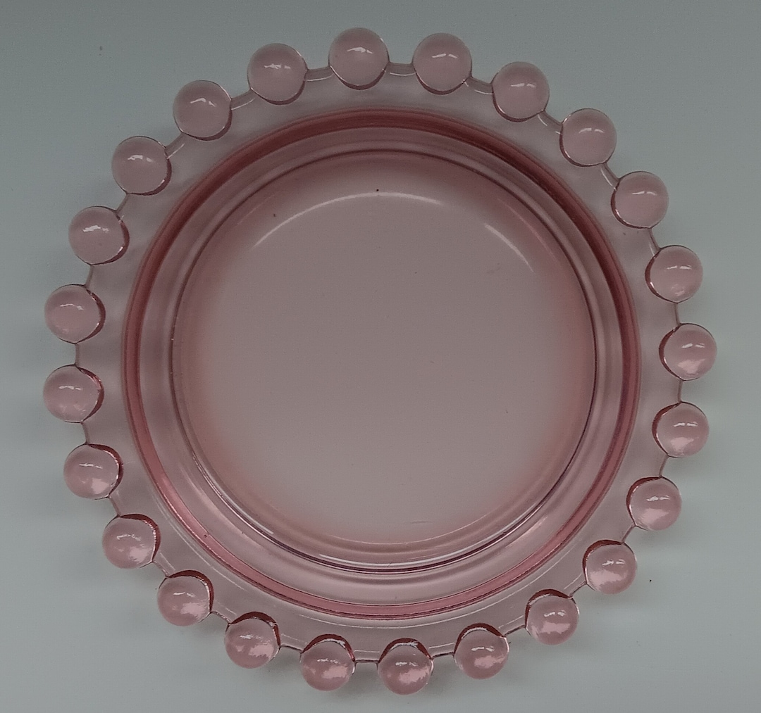 Mid Century Pink Depression Glass Bubble Edge Ashtray/trinket - Etsy