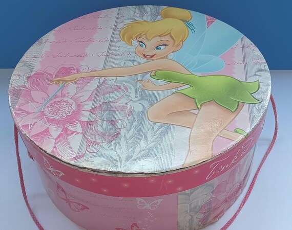 Vintage Disney Tinkerbell Cardboard Hat Box, Vintage … - Gem