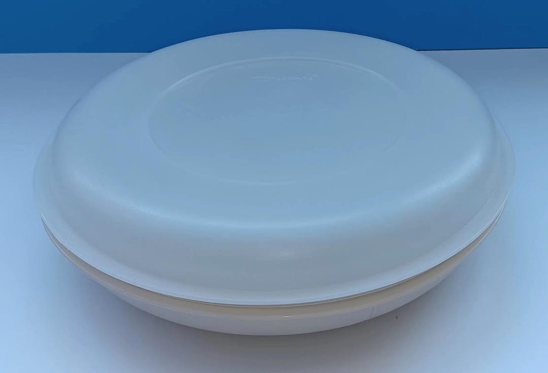 Vintage Tupperware Divided Vegetable/fruit Serving Tray, Vintage Round ...