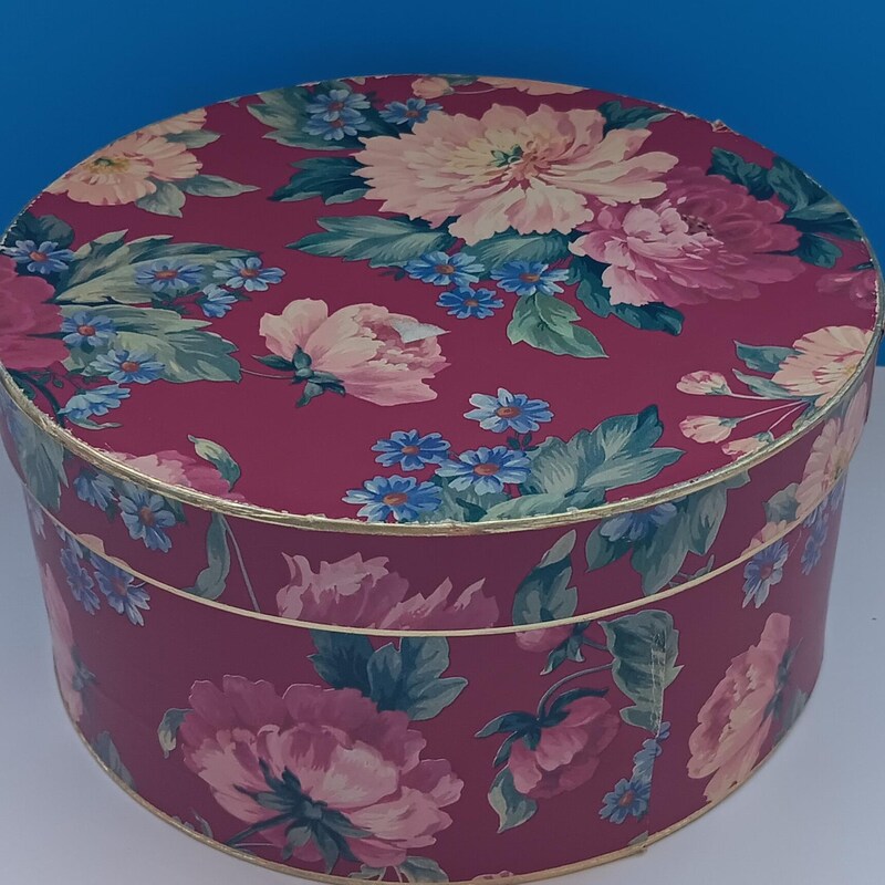 Victorian Hat Box - Etsy