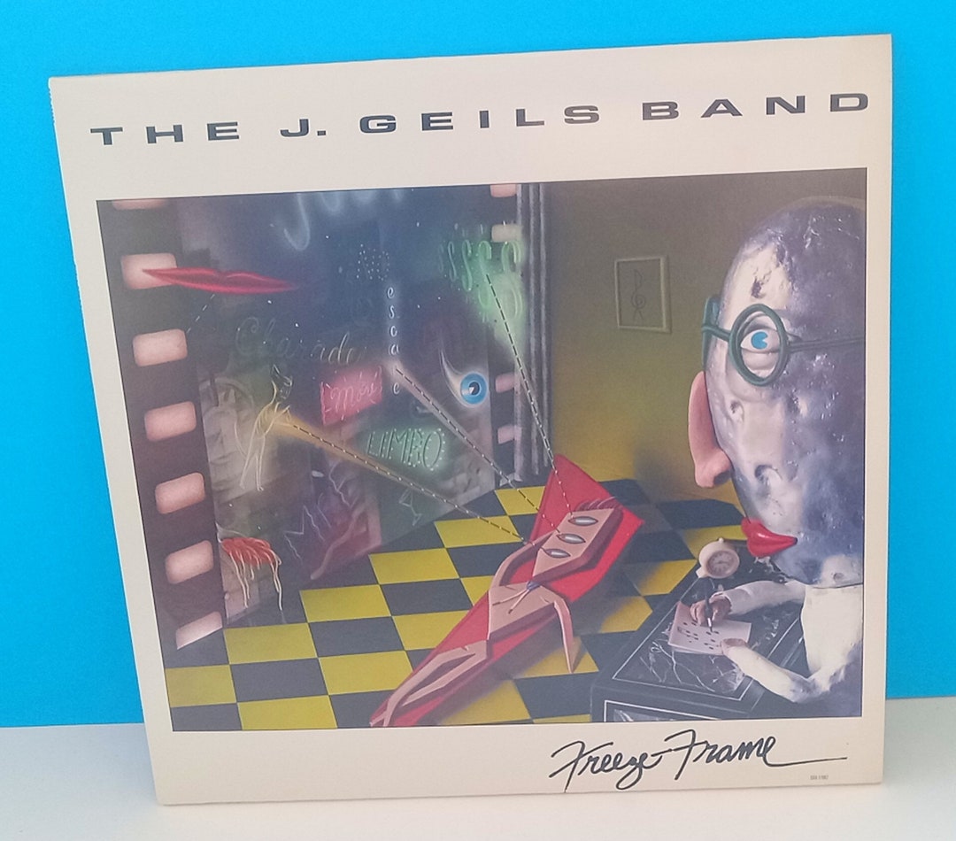 The J. Geils Band Vintage Vinyl Record Album "freeze Frame", Retro Rock ...