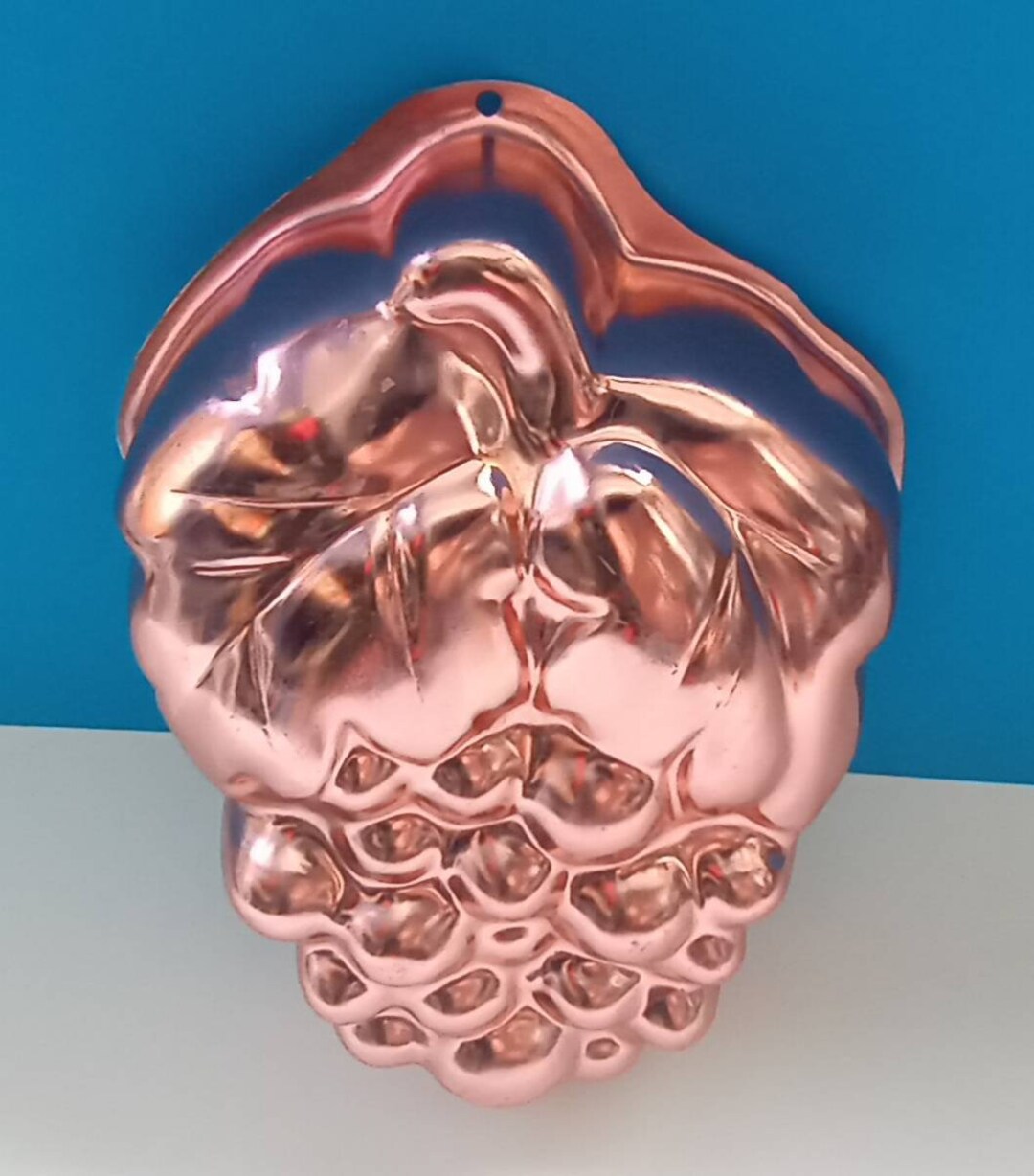 Vintage Wear Ever Copper Jello Mold: Grape Design, Retro Kitchen Decor ...