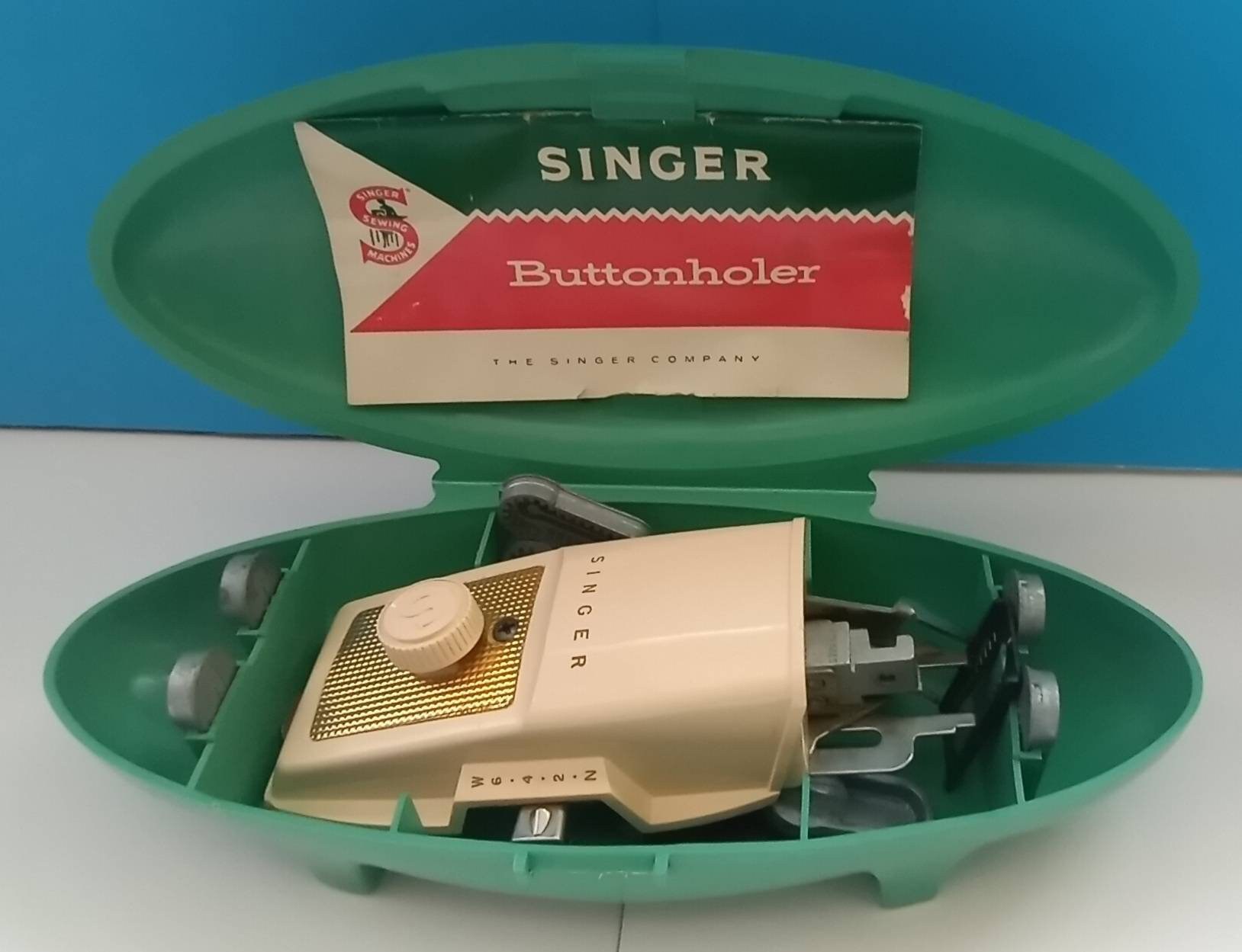 Sewing & Needlecraft vintage singer buttonholer professional sewing ...