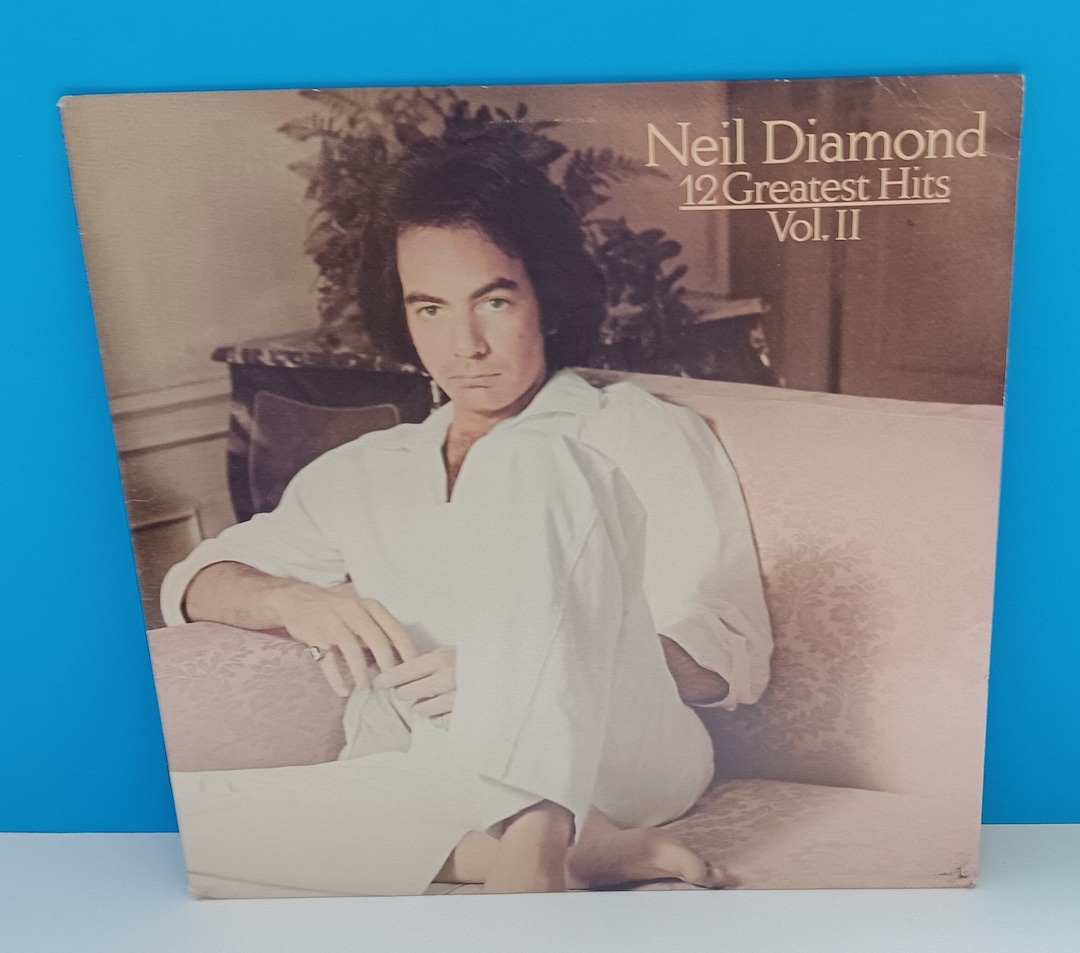 Neil Diamond Vintage Vinyl Record LP 12 Greatest Hits - Etsy