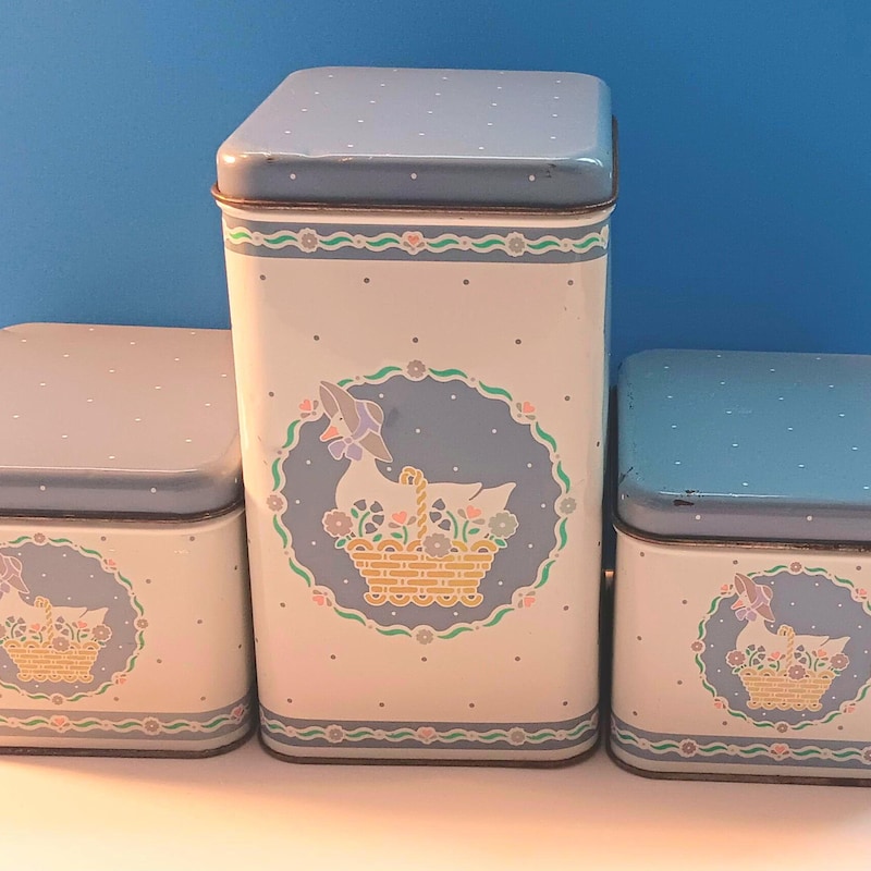Blue Duck Canisters - Etsy