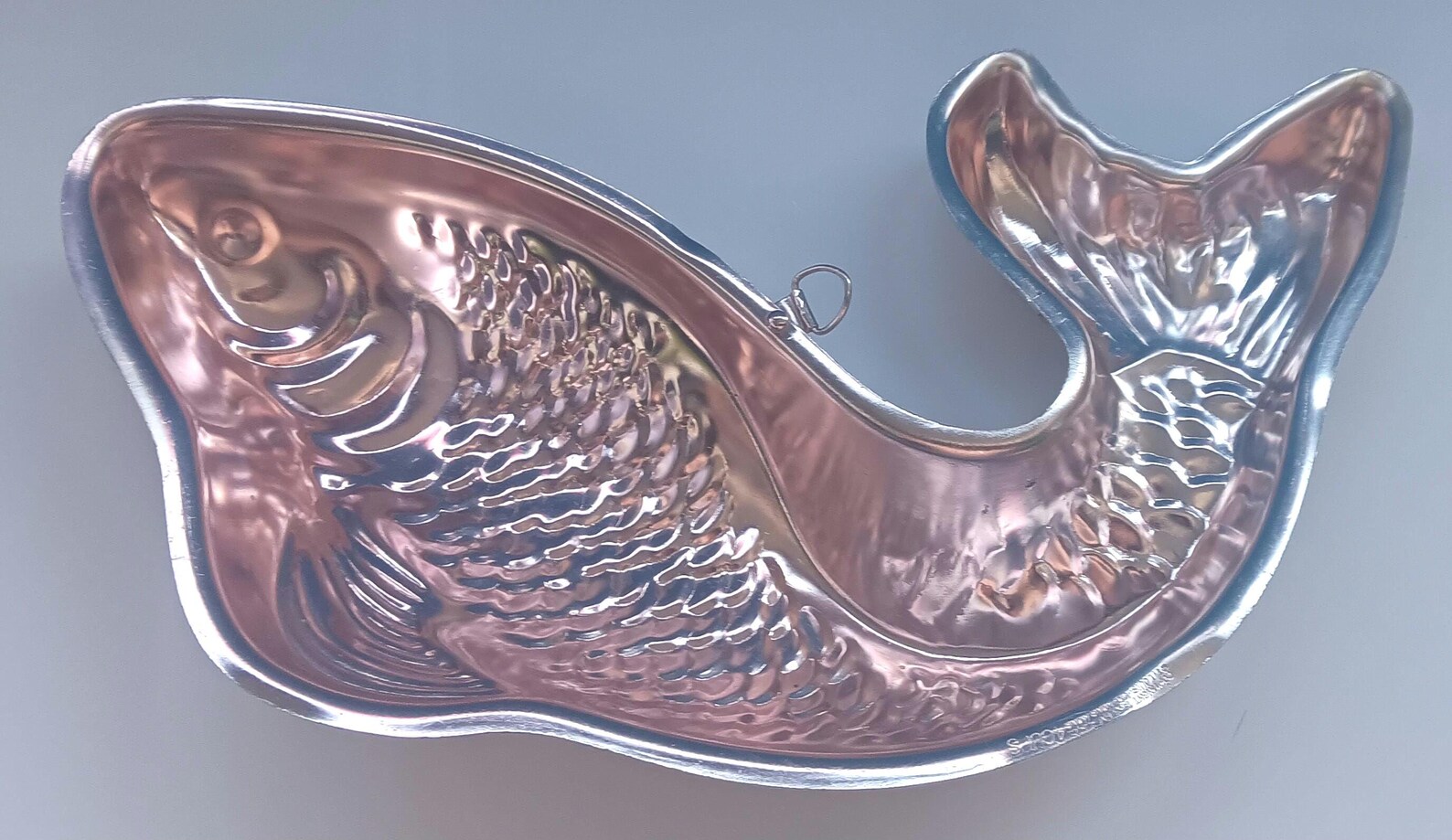 Vintage Copper Jello Mold With Fish Design, Retro Jello Mold, Vintage ...