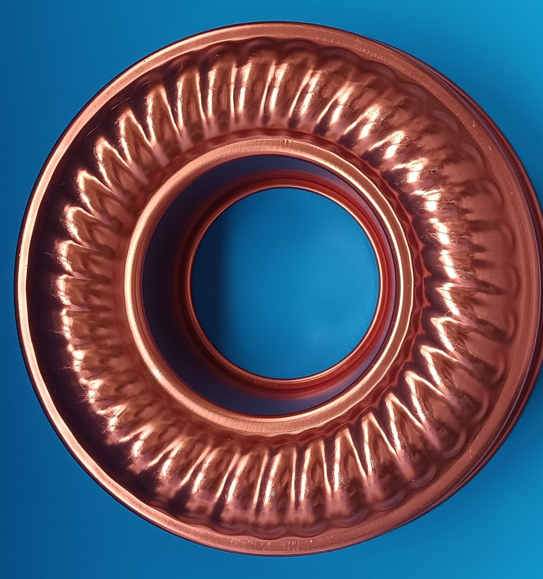 Vintage Mirro 11 1/2 Cup Copper Jello Mold/cake Mold, Retro Jello Mold ...